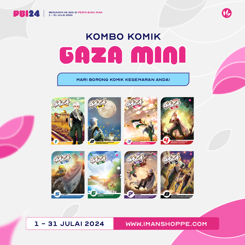 Kombo Komik Gaza Mini – IMAN Shoppe Bookstore