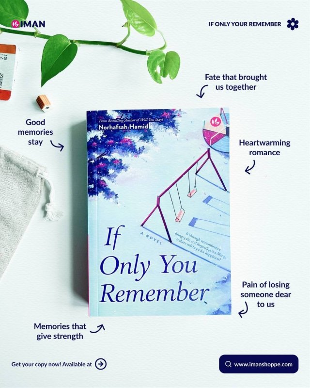 If Only You Remember by Norhafsah Hamid – IMAN Shoppe Bookstore
