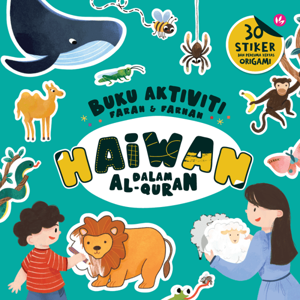 Buku Aktiviti Farah & Farhan: Haiwan Dalam Al-Quran – IMAN Shoppe Bookstore