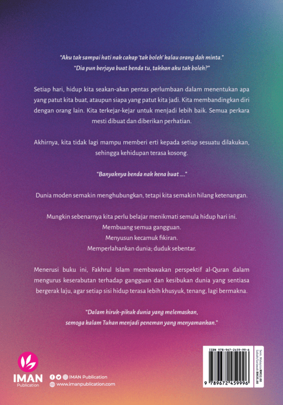 Duduk Sebentar: Bagaimana Khusyuk Dapat Memberi Kelegaan Dalam Dunia S – IMAN Shoppe Bookstore