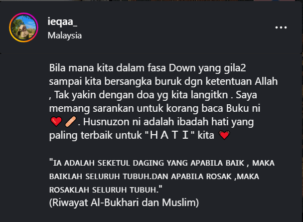 Husnuzon: Seni Bersangka Baik Dengan Tuhan Saat Berdepan Ujian & Kekec ...