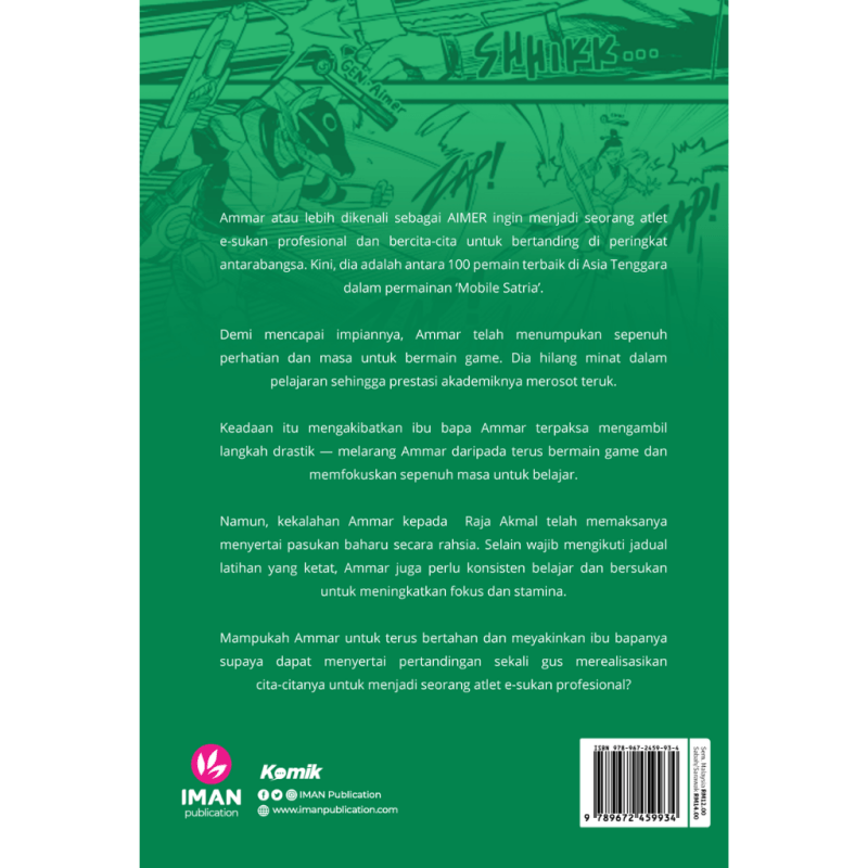 Komik Karier: Gamer Aimer by Atok Shah & Zyll Fathe – IMAN Shoppe Bookstore