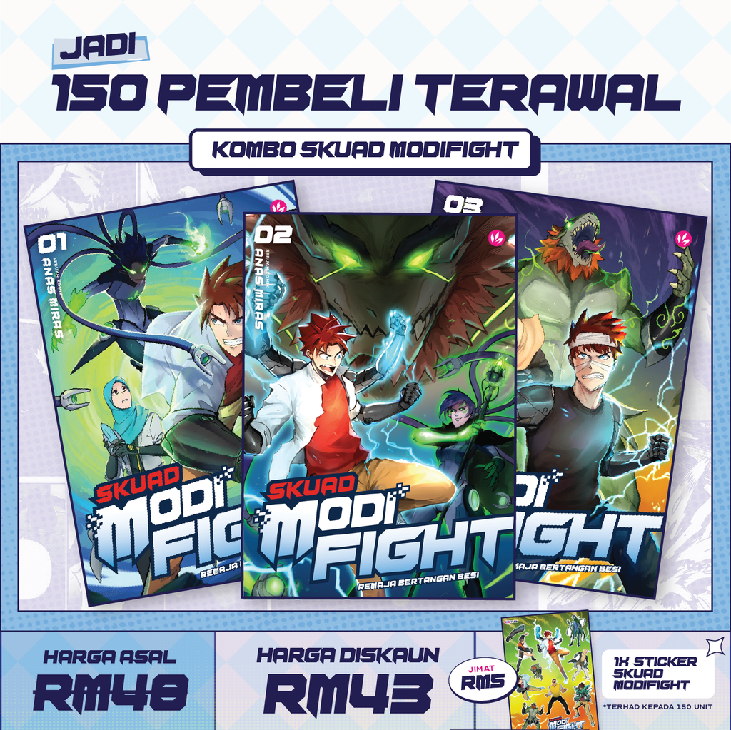 Kombo Komik Modifight – IMAN Shoppe Bookstore