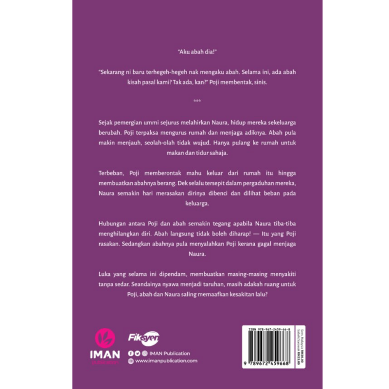 Terima Kasih, Luka by Hasif Rayyan – IMAN Shoppe Bookstore