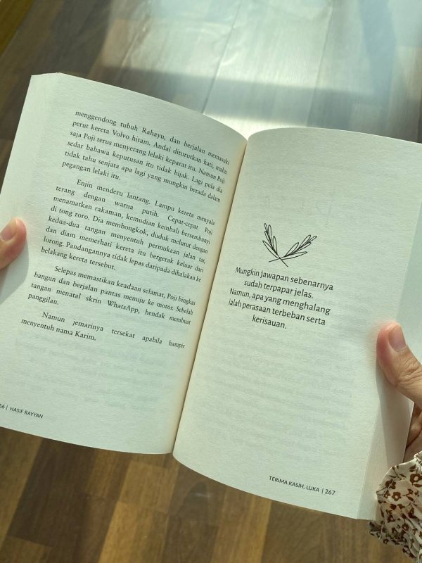 Terima Kasih, Luka by Hasif Rayyan – IMAN Shoppe Bookstore