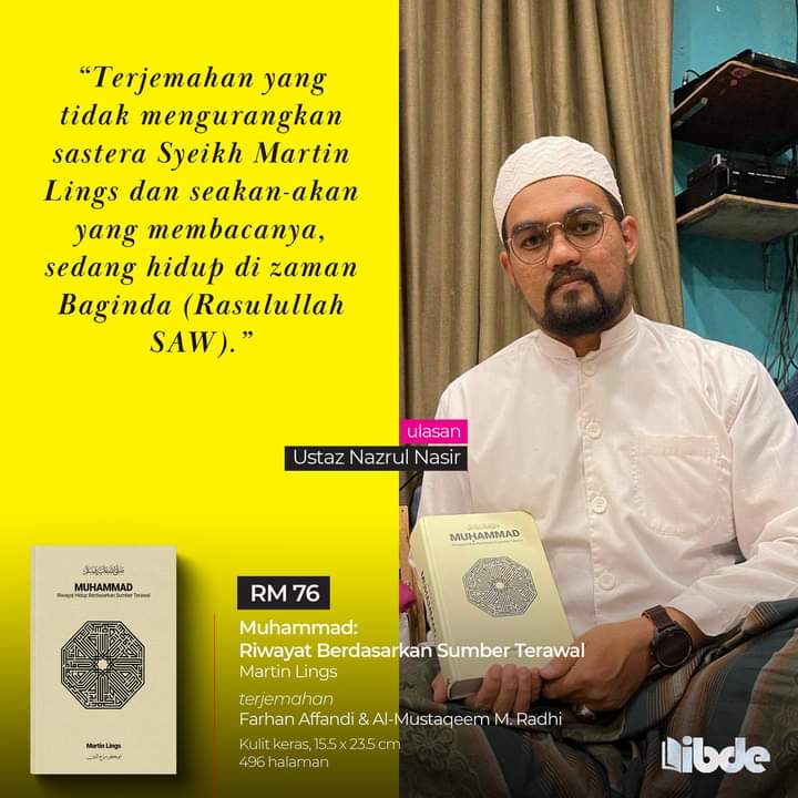 Muhammad Riwayat Hidup Berdasarkan Sumber Terawal by Martin Lings – IMAN Shoppe Bookstore